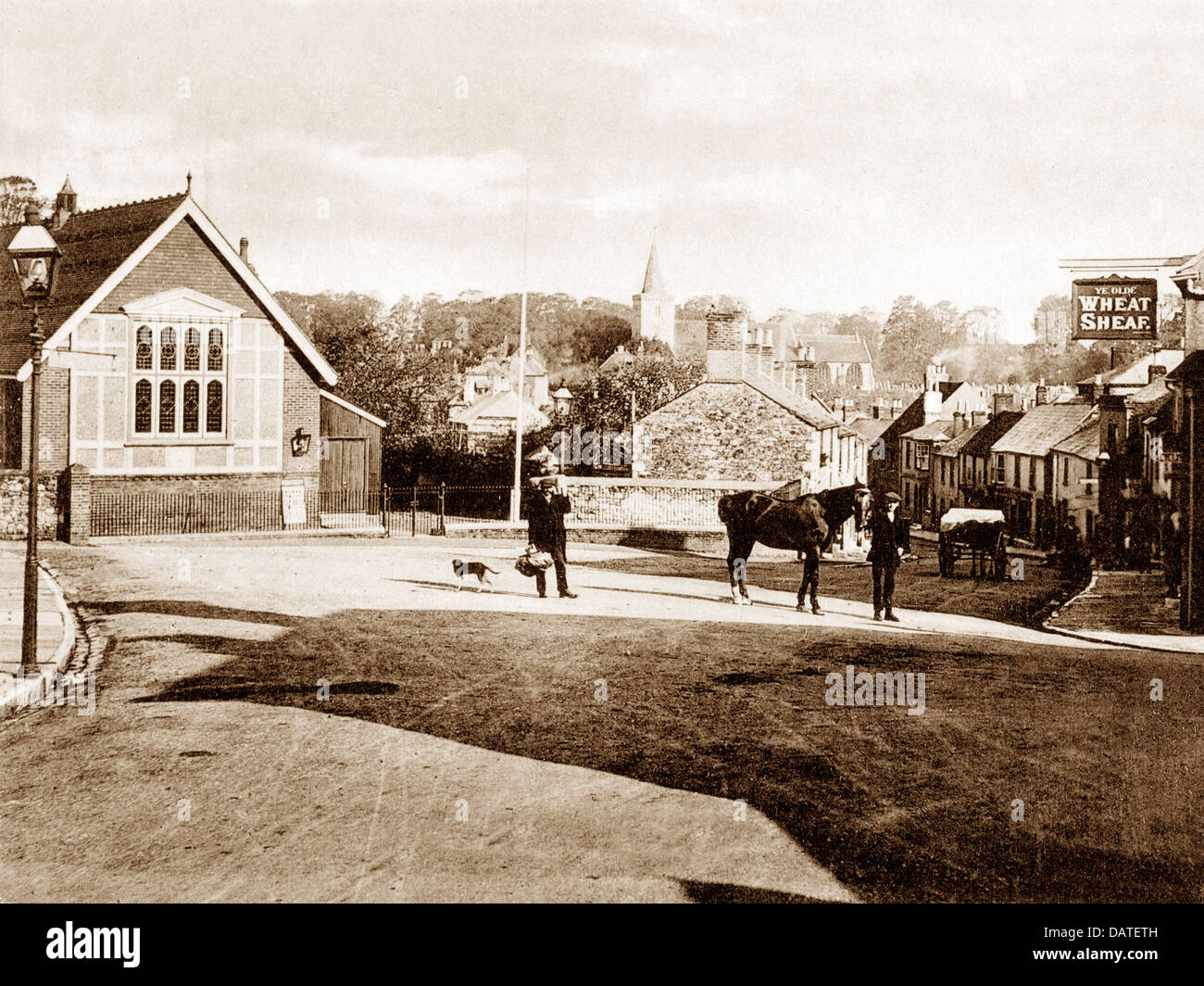 Brading Isle of Wight early 1900s Stock Photo - Alamy