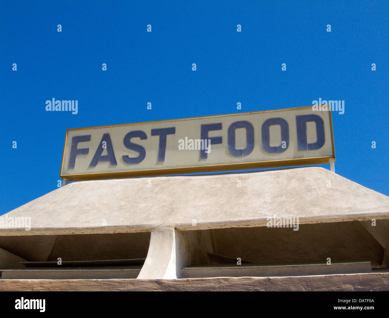 Blue restaurant sign hi-res stock photography and images - Alamy