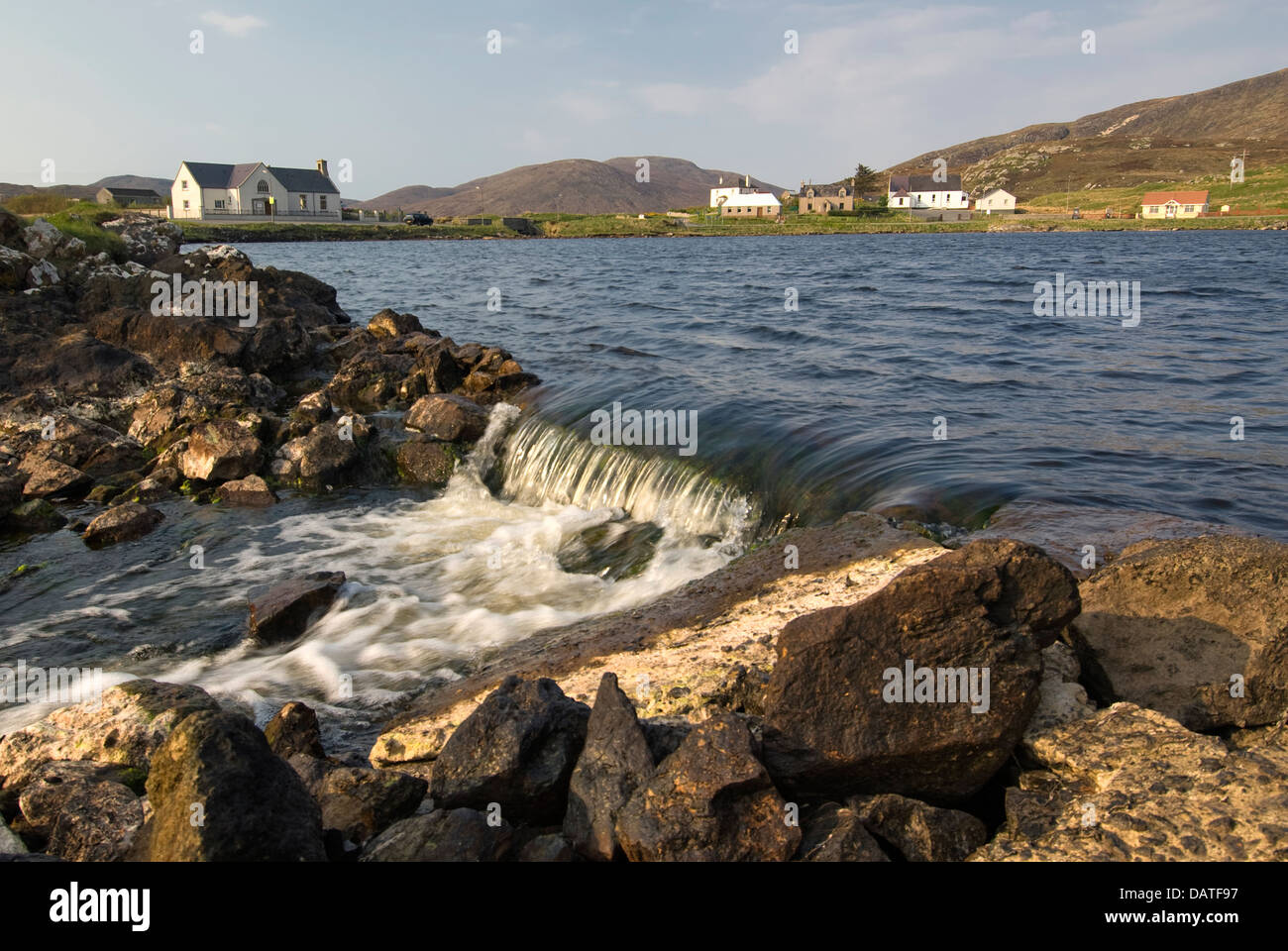Leverburgh village, Isle of Harris, Outer Hebrides, Scotland Stock ...