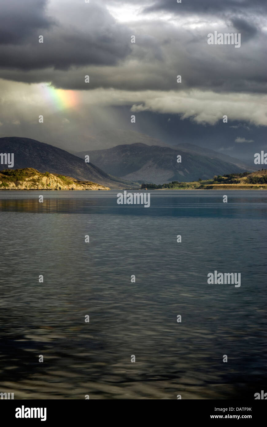 Scottish highlands rainbow hi-res stock photography and images - Alamy