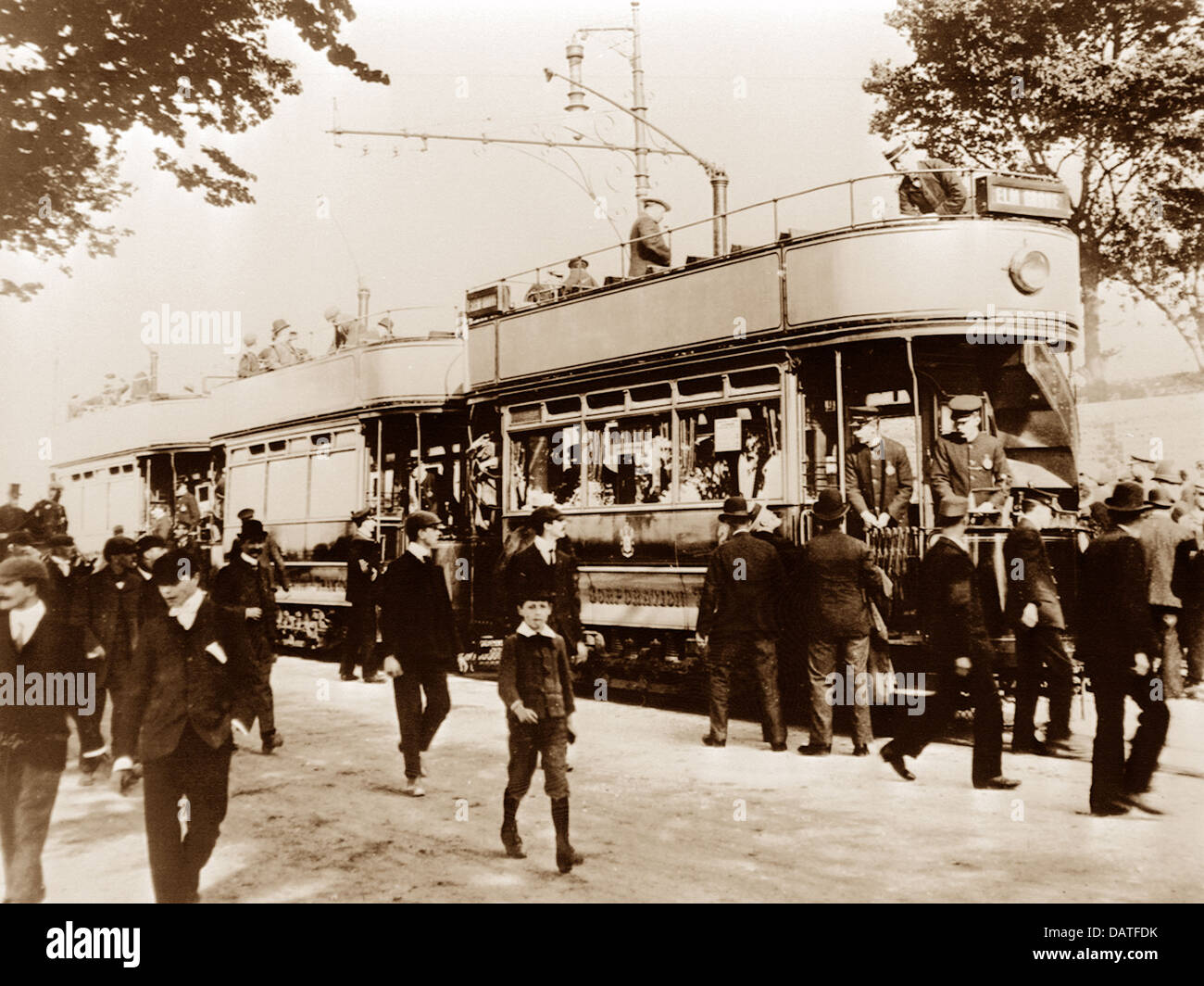Brighton trams early 1900s hi-res stock photography and images - Alamy