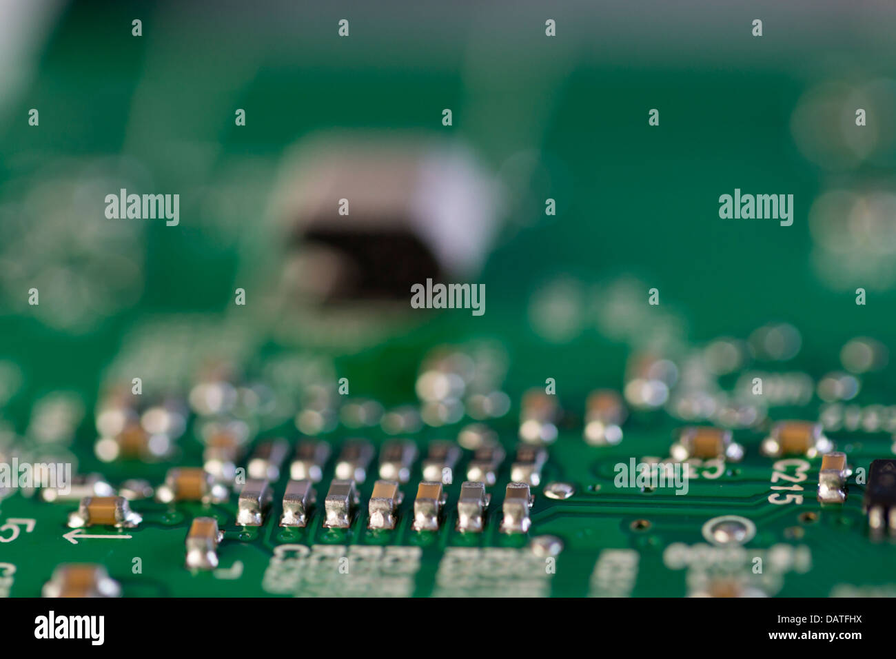 Detail of computer circuit board Stock Photo - Alamy