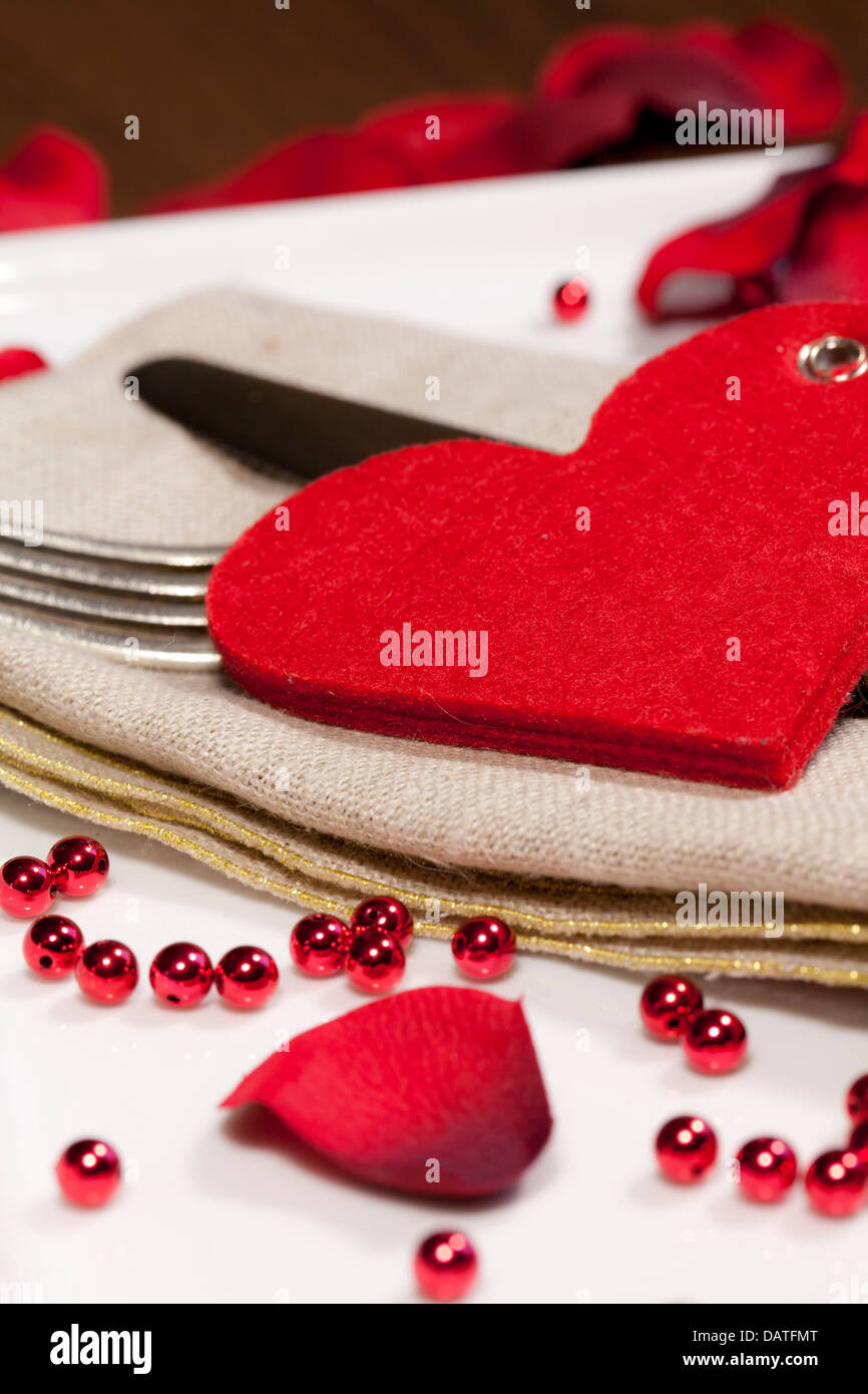Romantic place card on hi-res stock photography and images - Alamy