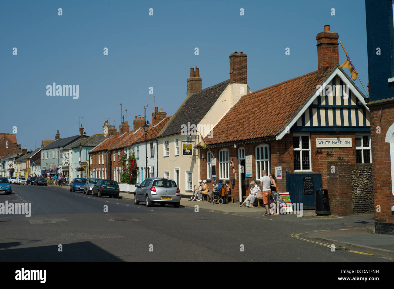 Aldeburgh, on the Suffolk coast attracts visitors from afar to enjoy ...