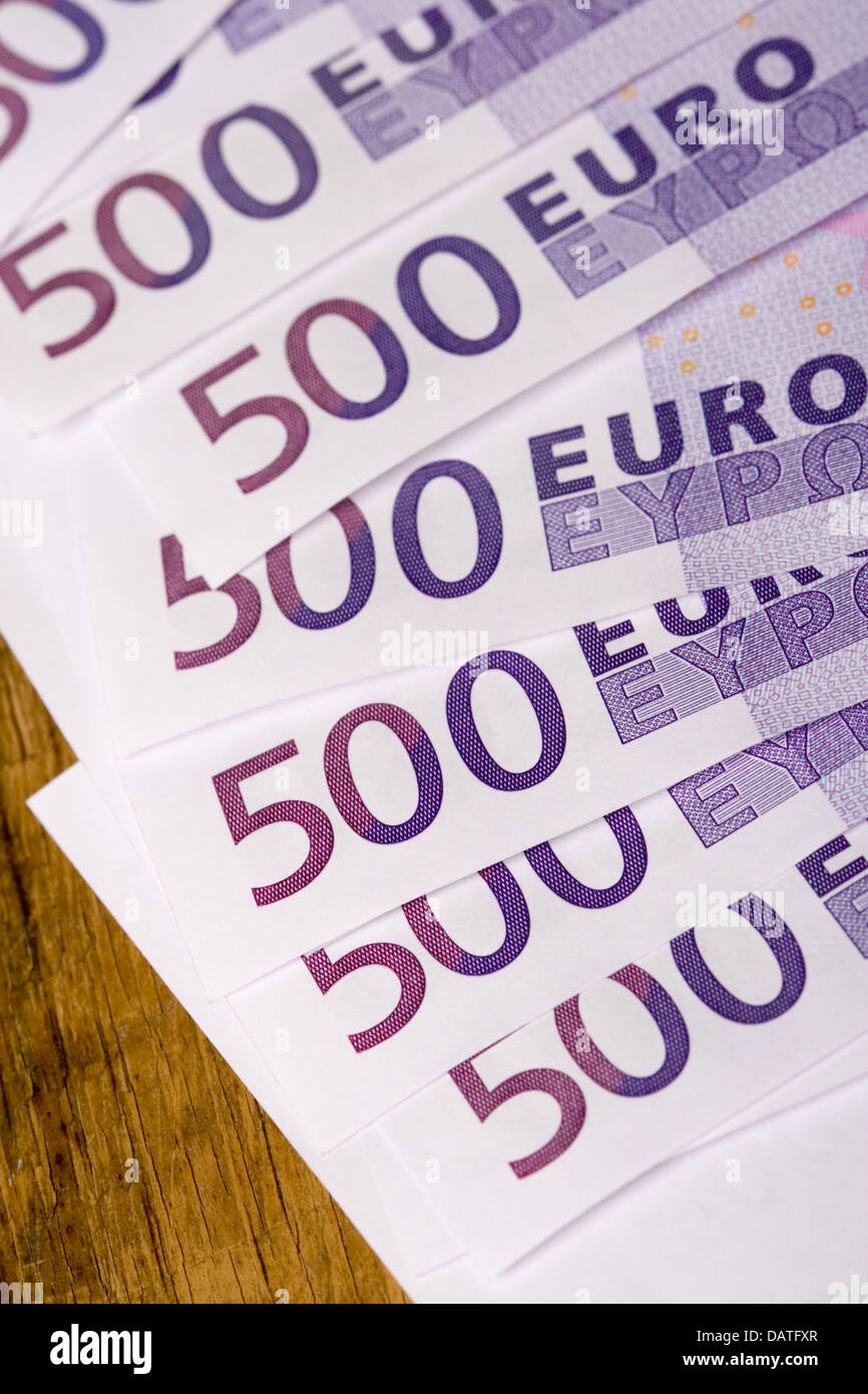 500 euro banknotes Stock Photo - Alamy