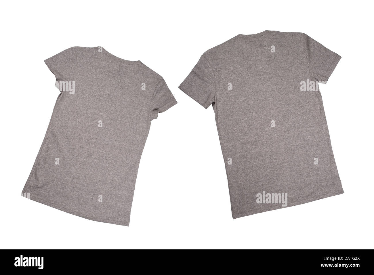 two grey t-shirts Stock Photo - Alamy