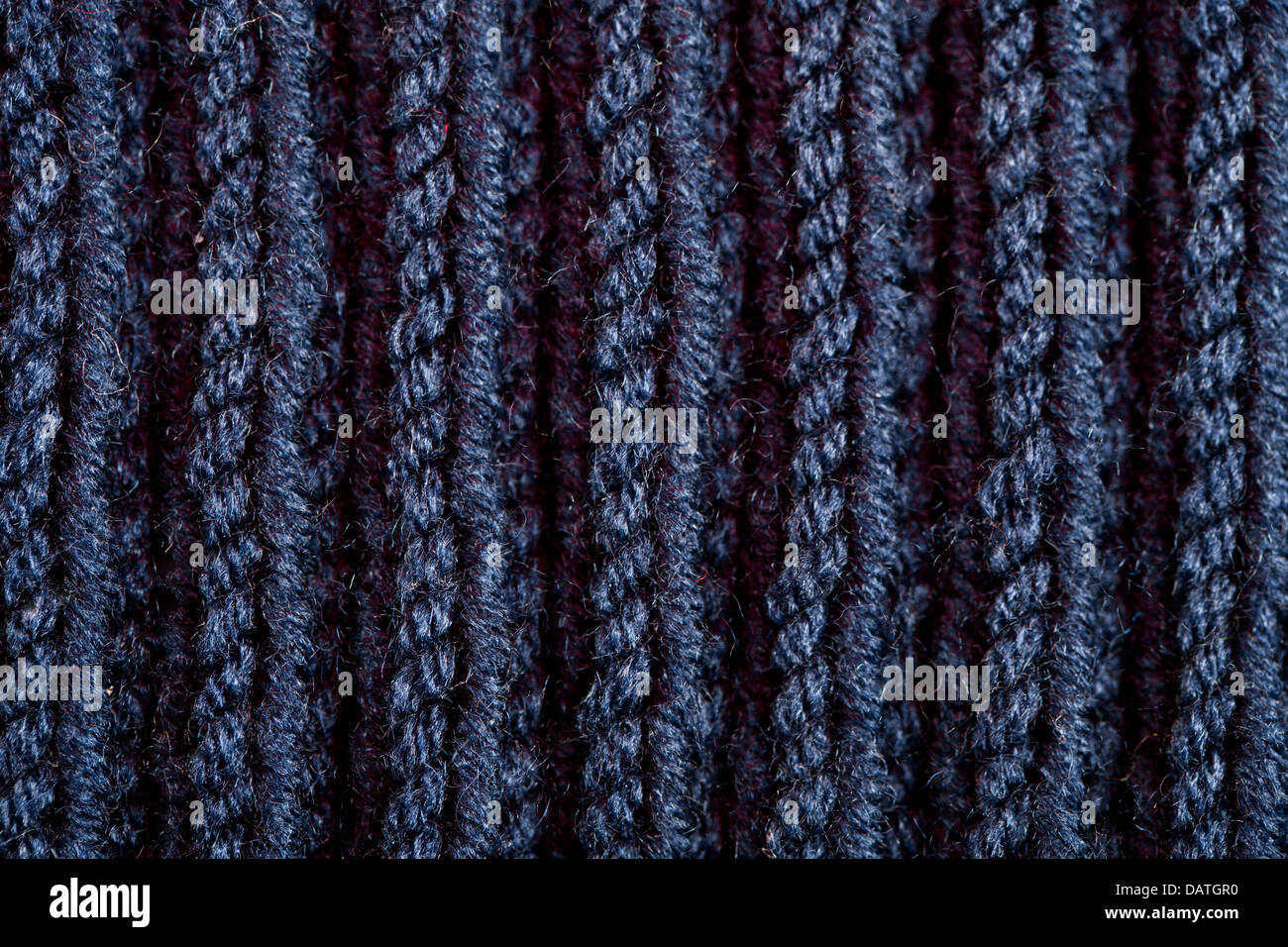 knitted blue wool texture Stock Photo - Alamy