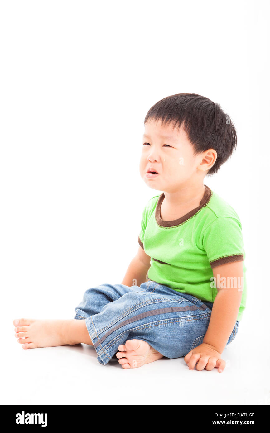 Tearful boy hi-res stock photography and images - Alamy