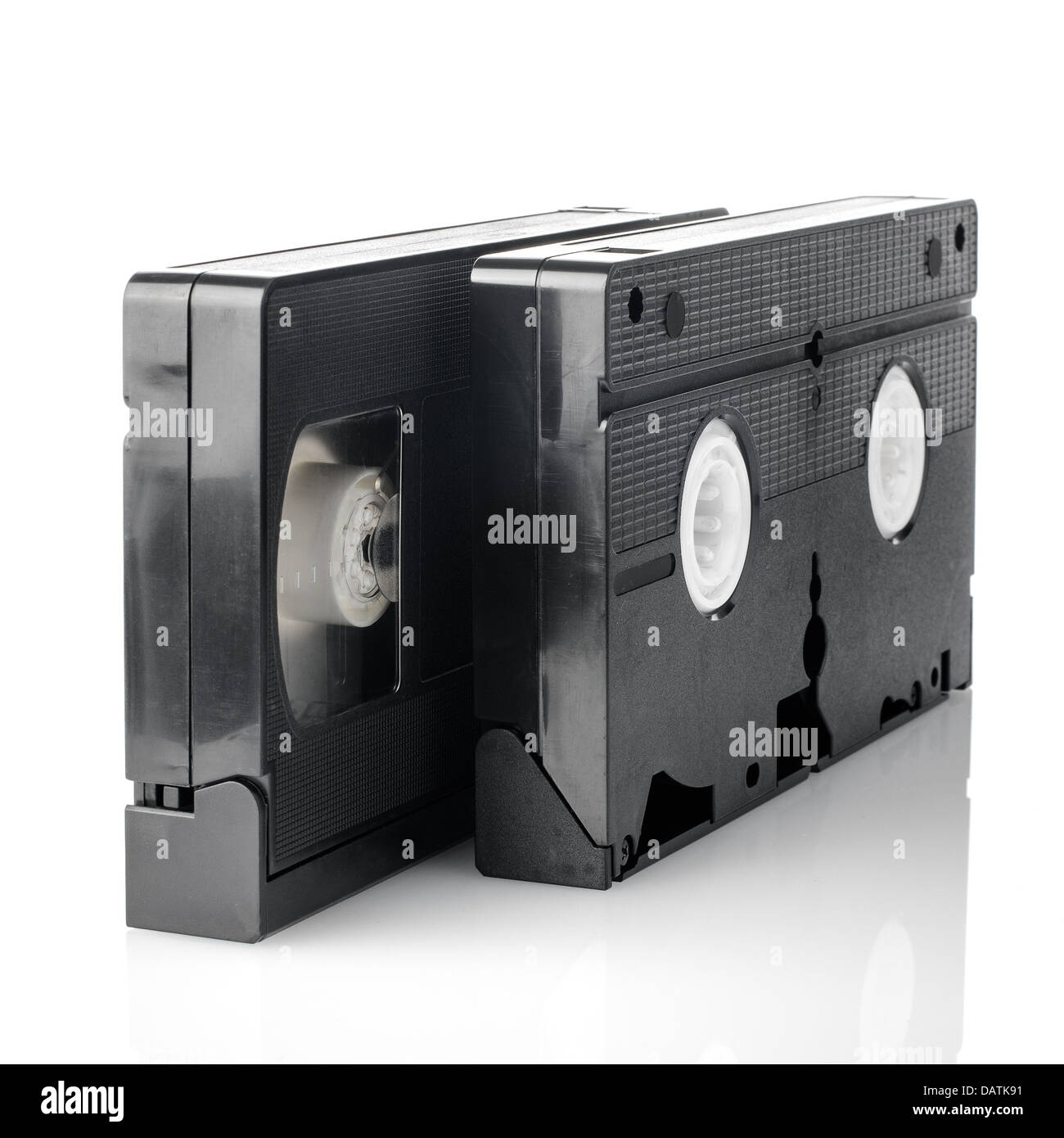 Old VHS Video tapes isolated on white background Stock Photo - Alamy