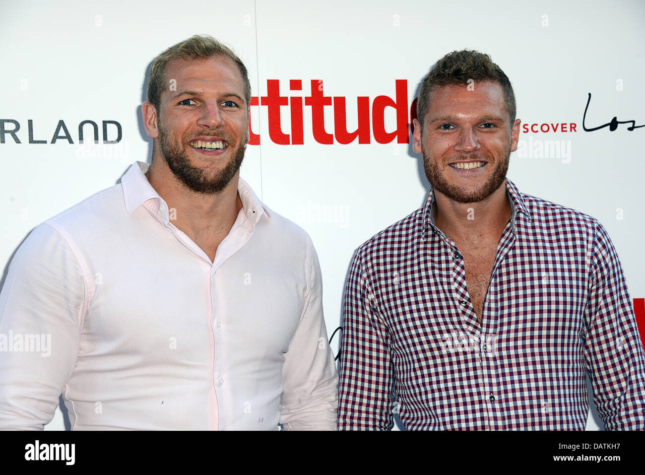 London, UK. 18th July, 2013. James Haskell (Rugby player) attends the ...