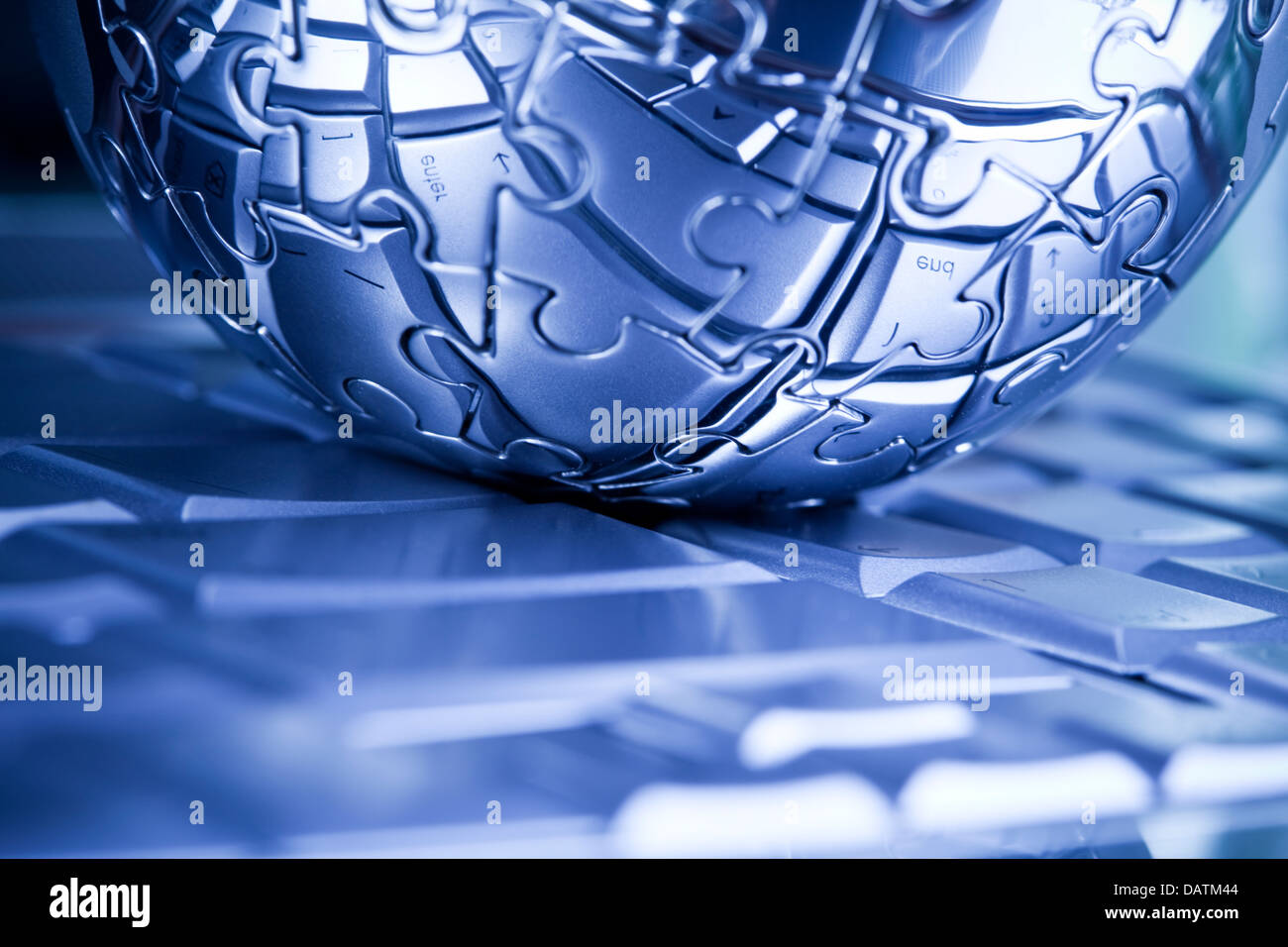 Pc computers computer globe hi-res stock photography and images - Alamy
