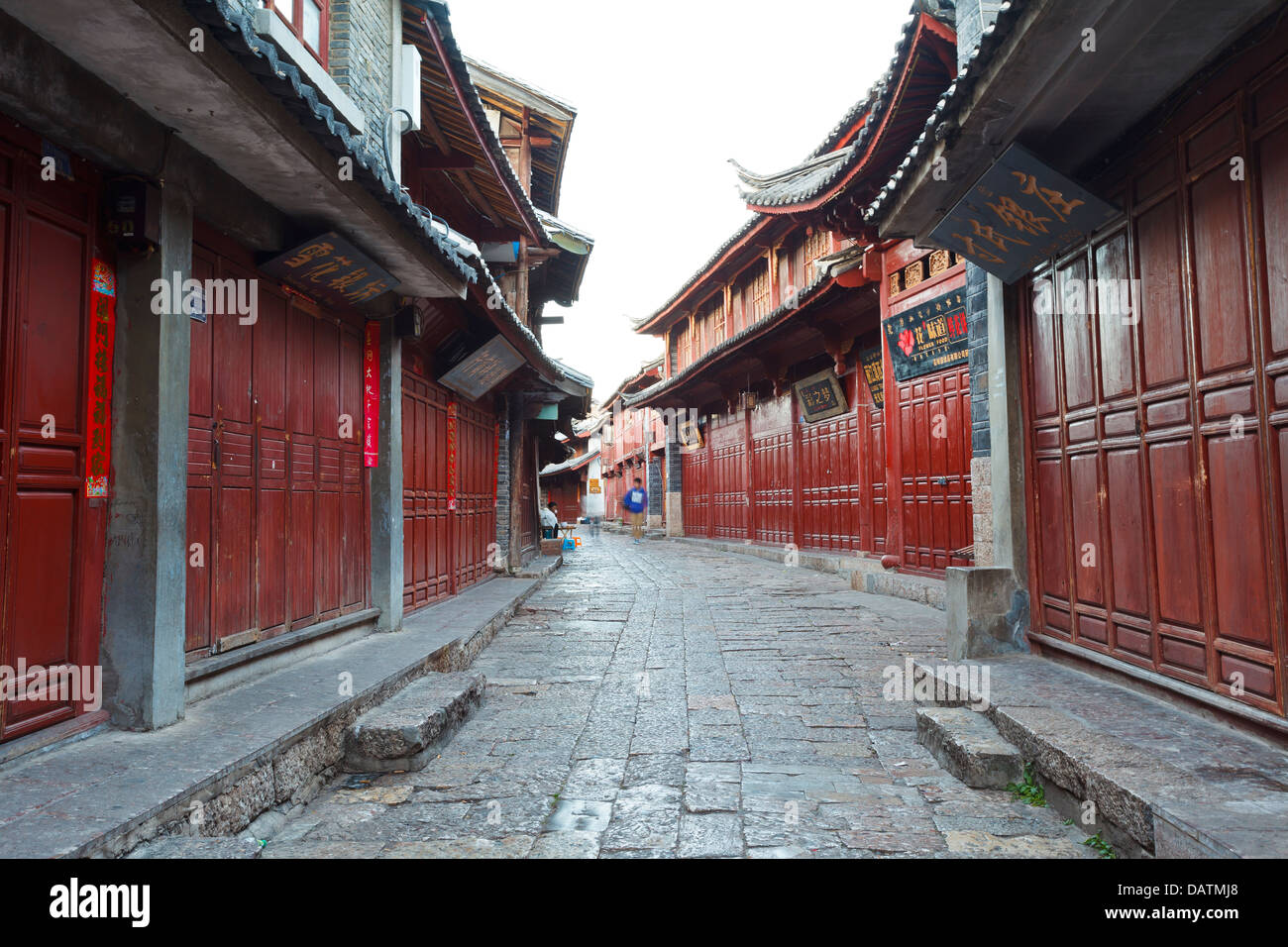 Lijiang old town at morning, China Stock Photo - Alamy