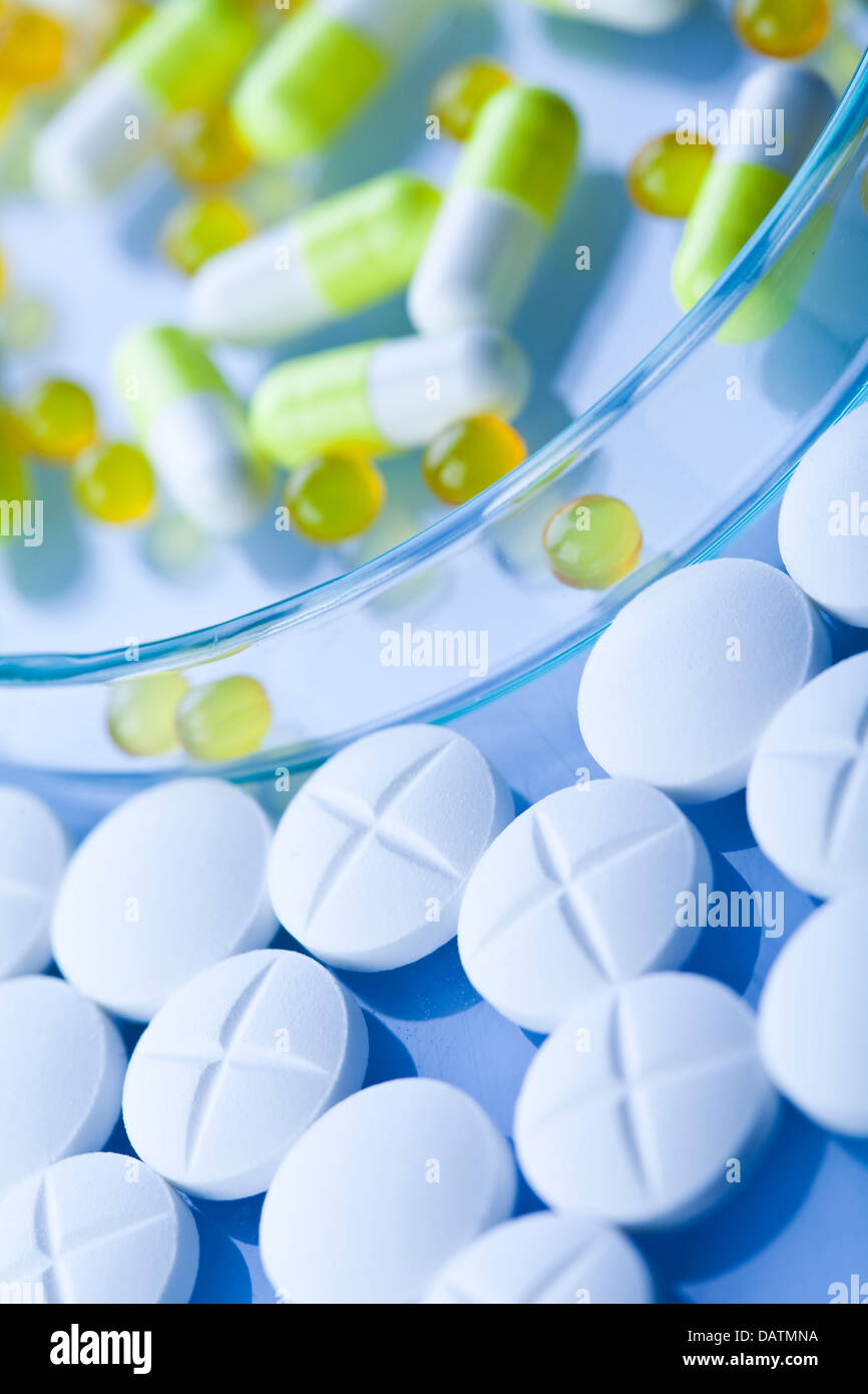 Medicines collection - Pills Stock Photo - Alamy
