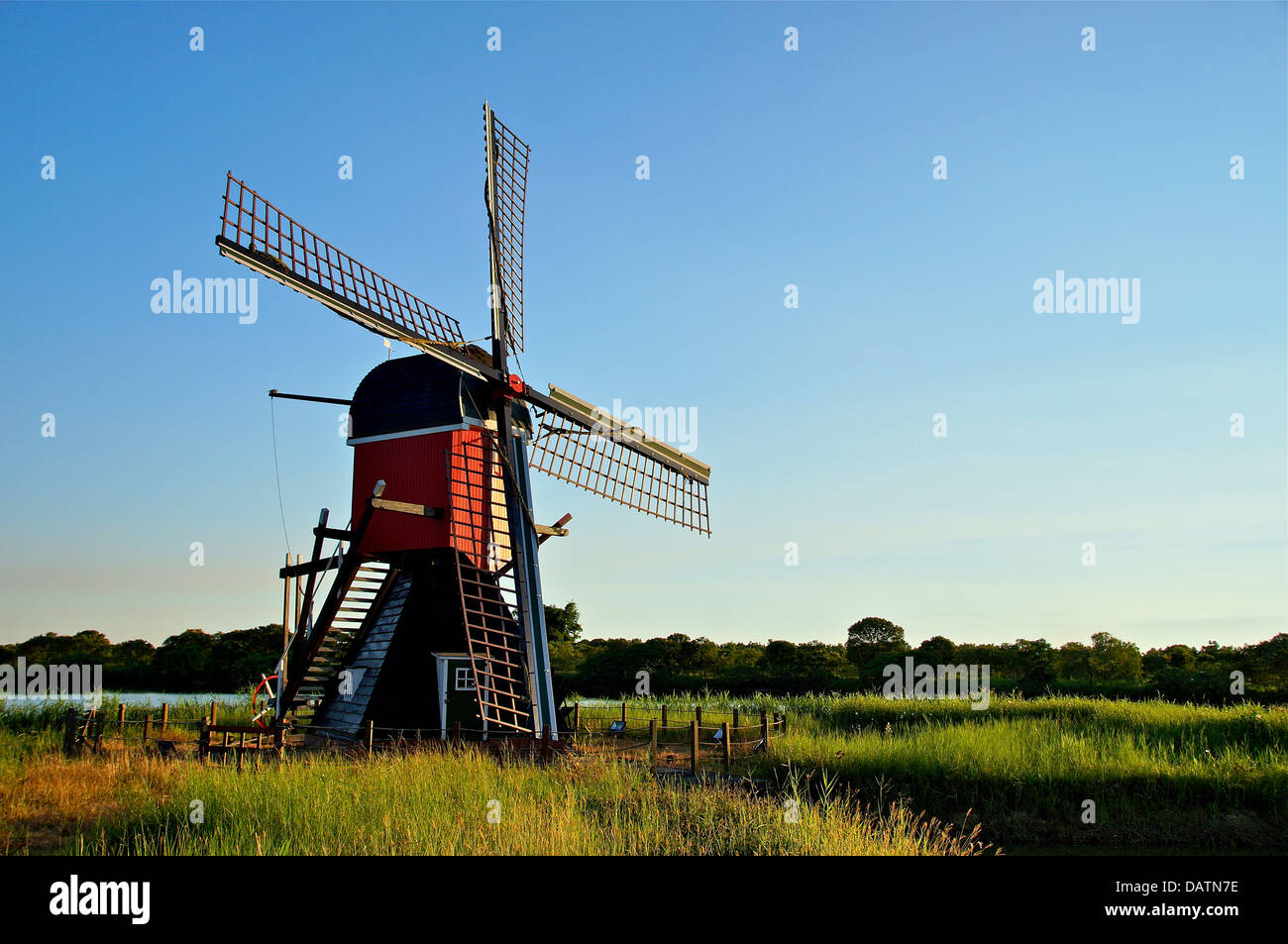 Old fashioned windmill wind turbine hi-res stock photography and images ...