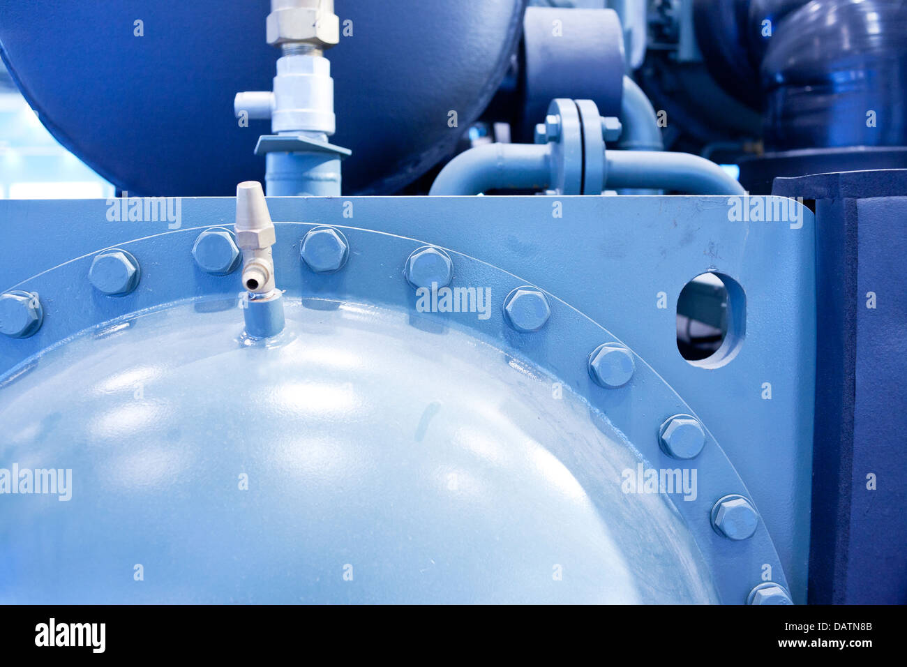 Local large-scale high-temperature container Stock Photo - Alamy