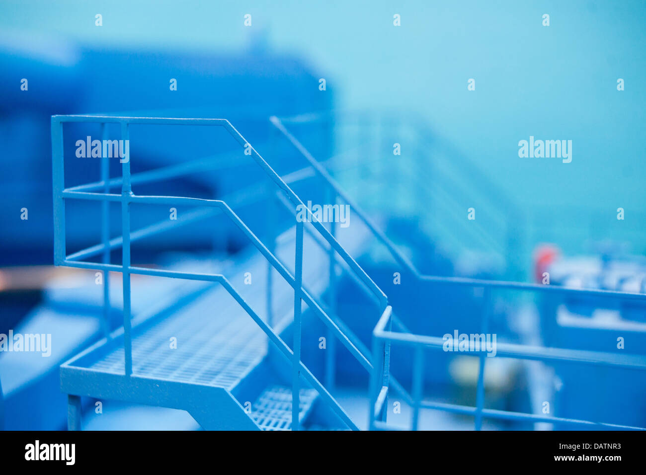 Factory production line aisle Stock Photo - Alamy