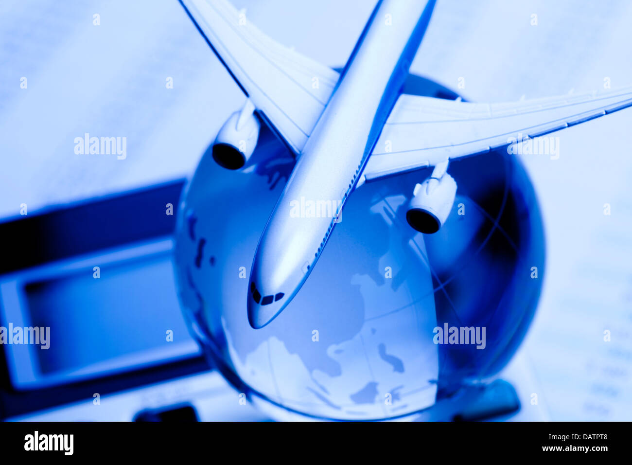 Flight around the world Stock Photo - Alamy