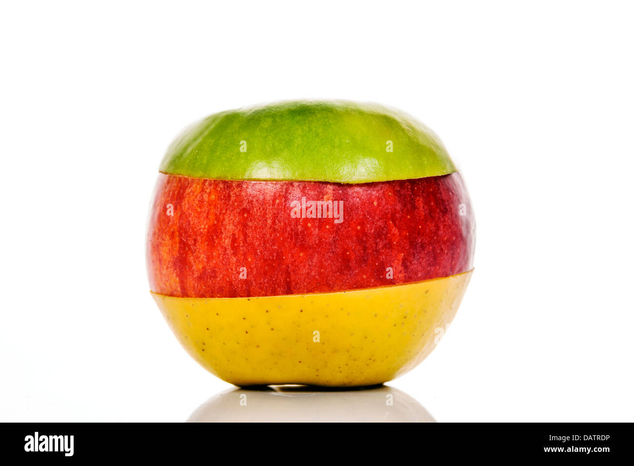 Mixed fruits, green, yellow and Red Apple Stock Photo - Alamy