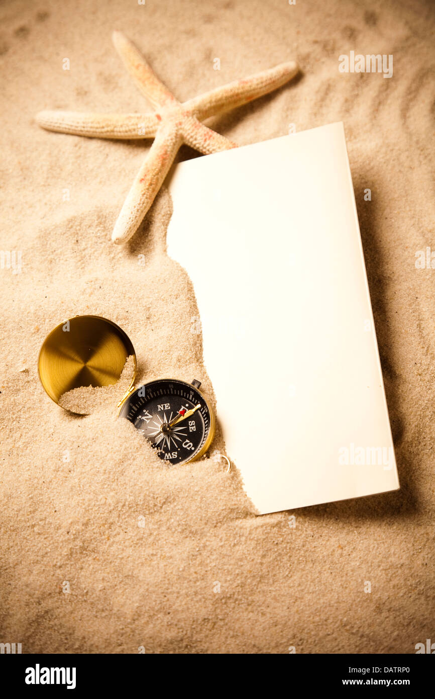 Paper background and shell Stock Photo - Alamy