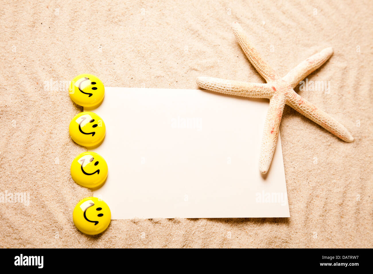 Summer paper letter with shell Stock Photo - Alamy