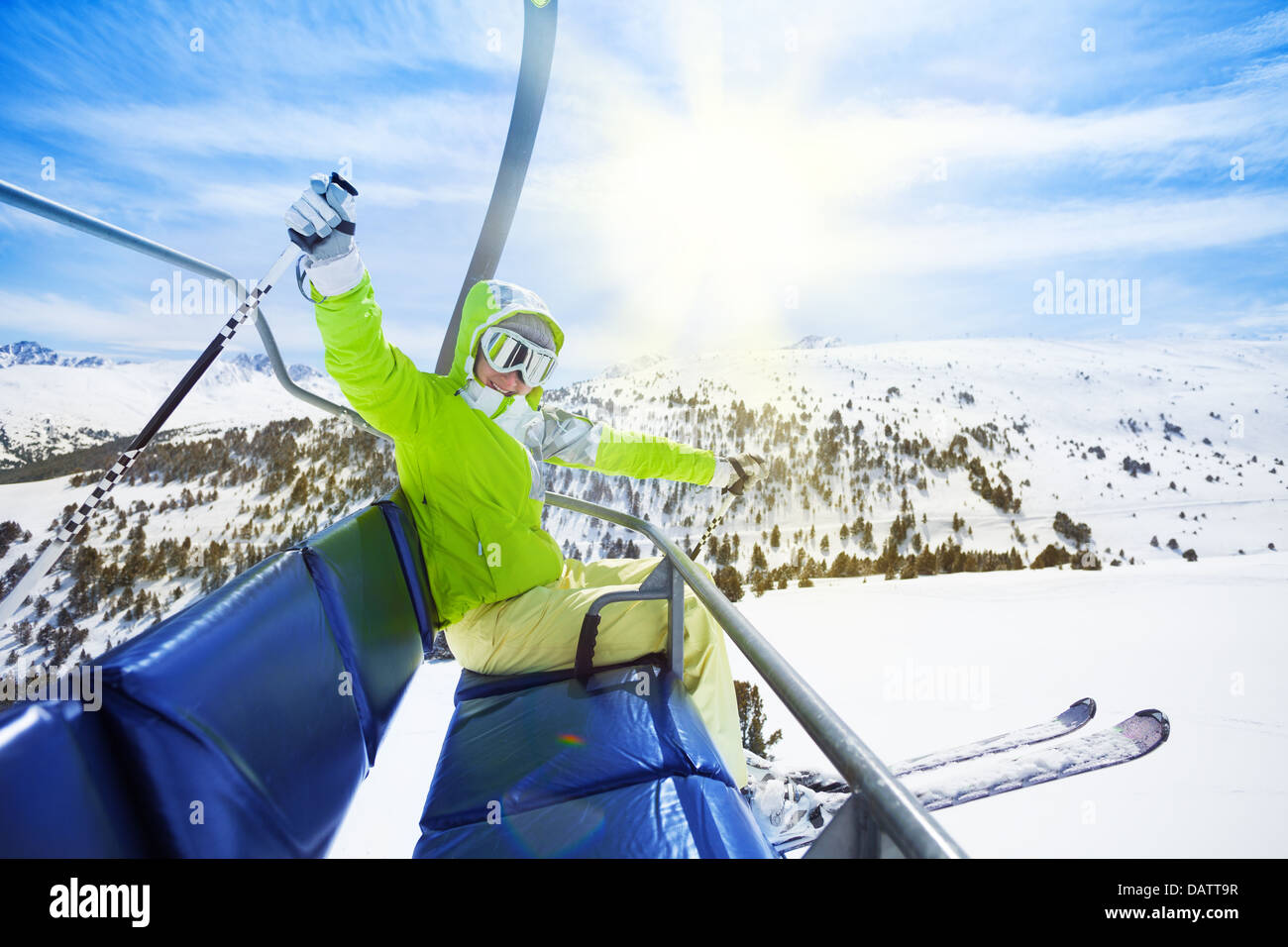 Skier sitting hi-res stock photography and images - Alamy