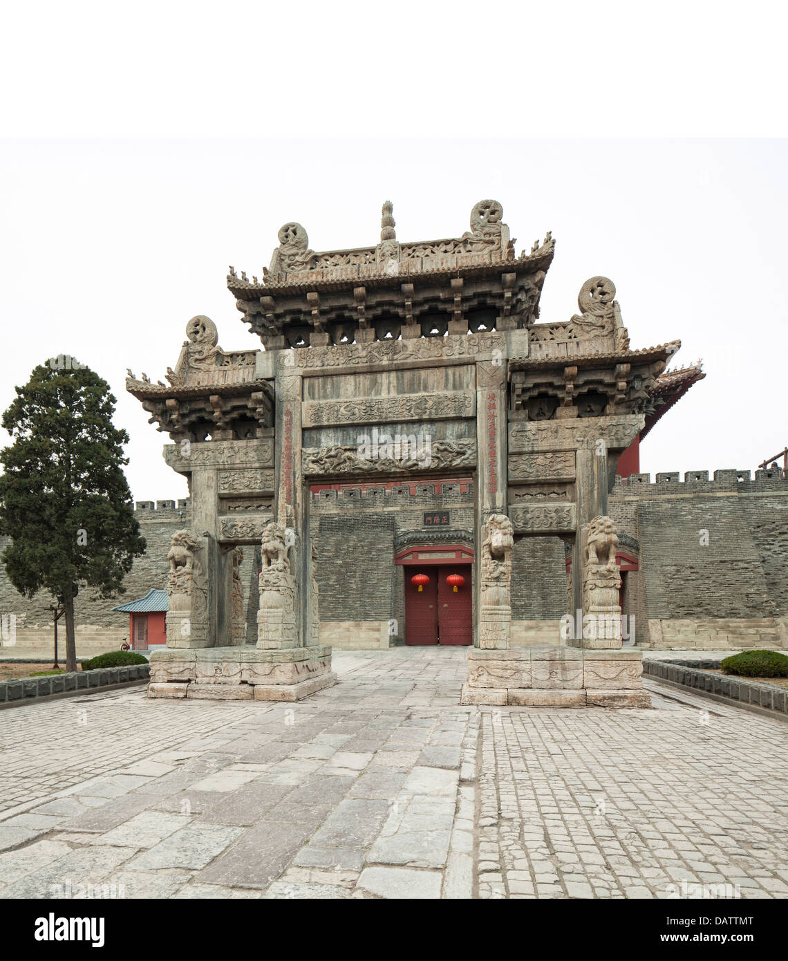 Taishan China De Zonsopgang Zien Op De Heilige Berg Taishan In China