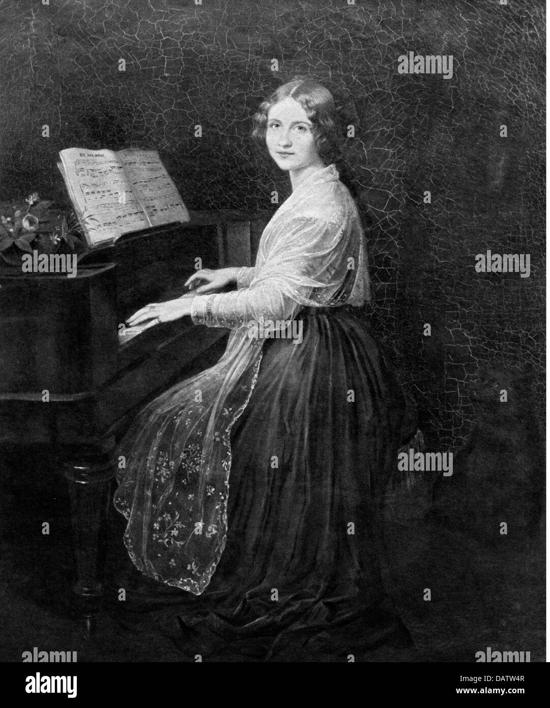 Lind, Jenny, 6.10.1820 - 2.11.1887, Swedish opera singer, pianist ...