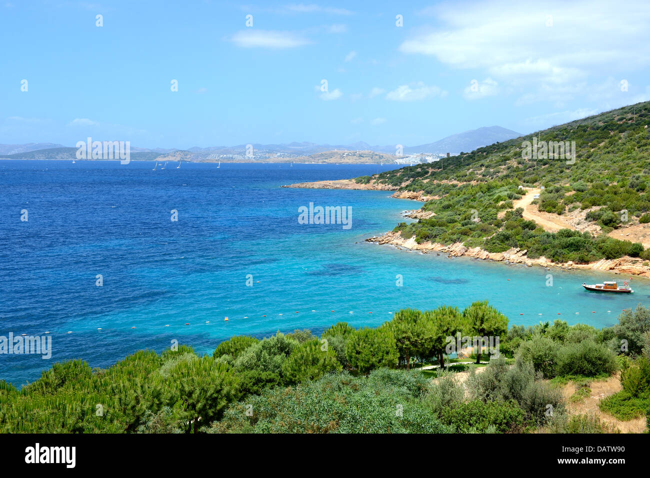 Turquoise Water Near Beach Turkish Resort High Resolution Stock ...