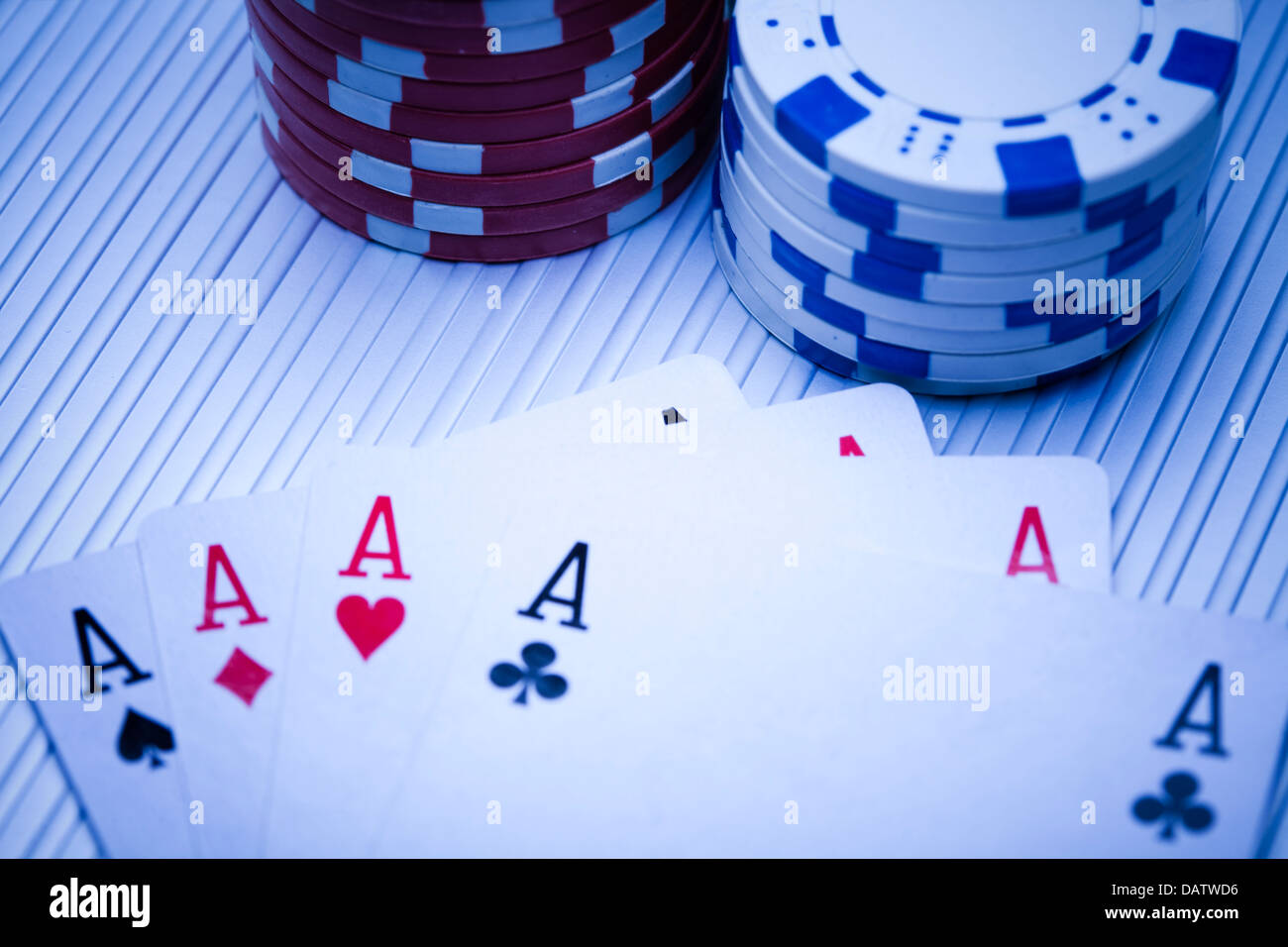 Cards & Chips Stock Photo - Alamy