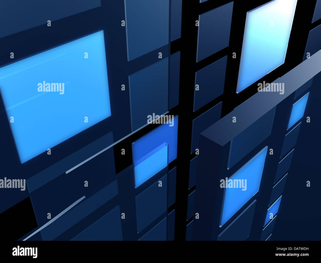 Light box transparent background 3d illustration Stock Photo - Alamy