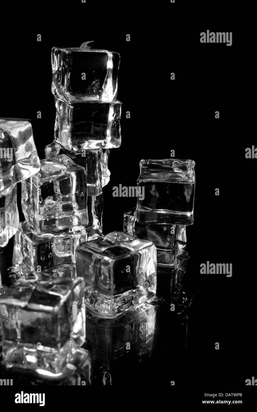 stack of ice cubes Stock Photo - Alamy