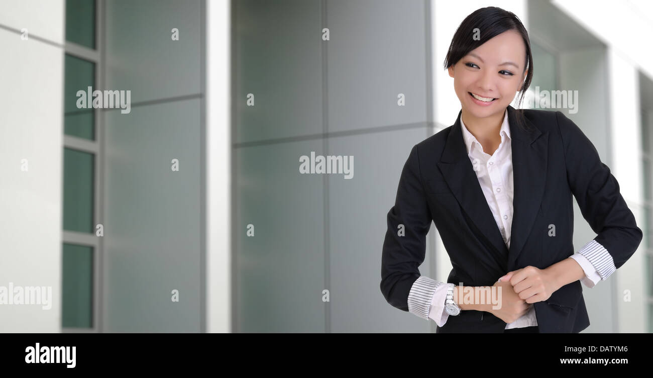 Asian lady with joy Stock Photo - Alamy