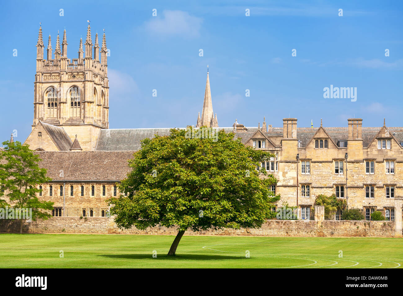 Merton college spire hi-res stock photography and images - Alamy