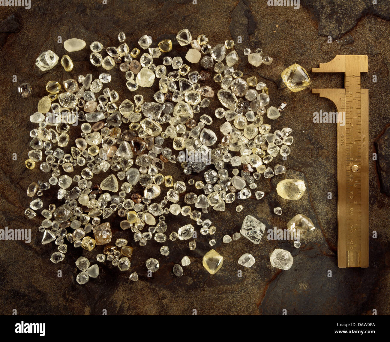 Rough alluvial diamonds kimberley south hi-res stock photography and ...