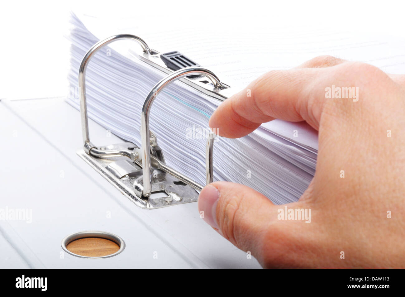 hand and folder Stock Photo - Alamy