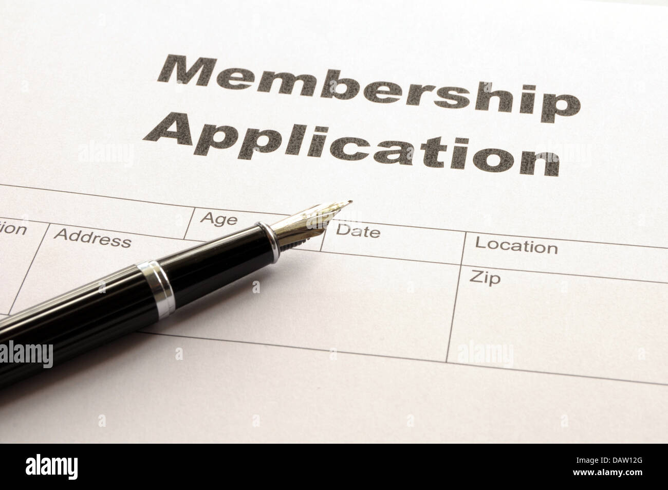 Apply for membership hi-res stock photography and images - Alamy