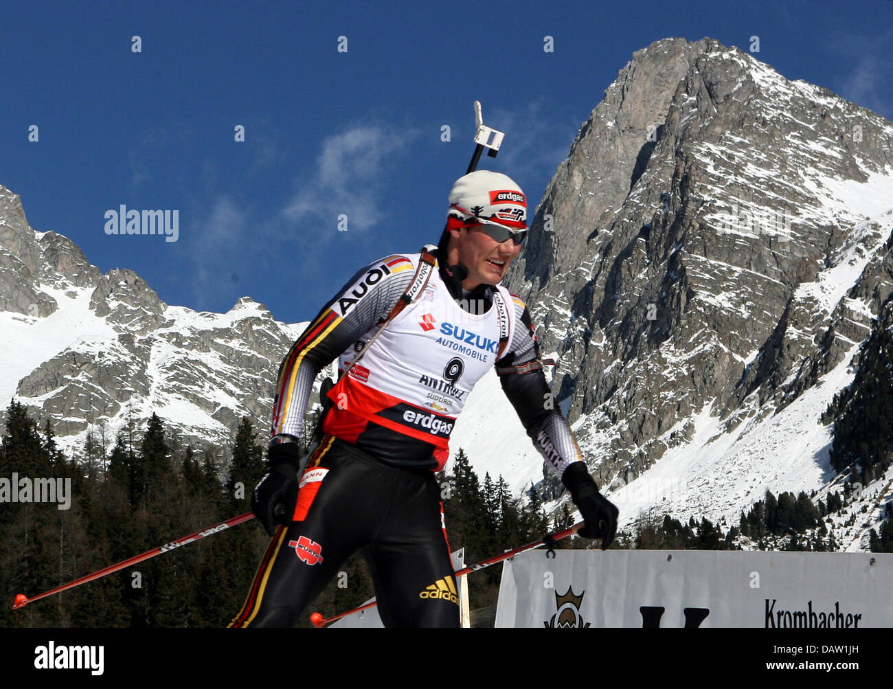 German Michael Roesch is pictured during the men's 10 km sprint at the ...