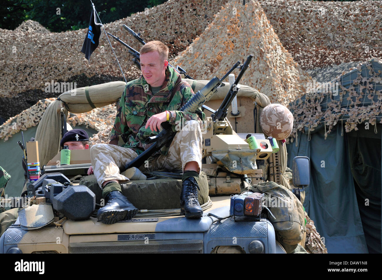 Ww2 reconstruction uk hi-res stock photography and images - Alamy