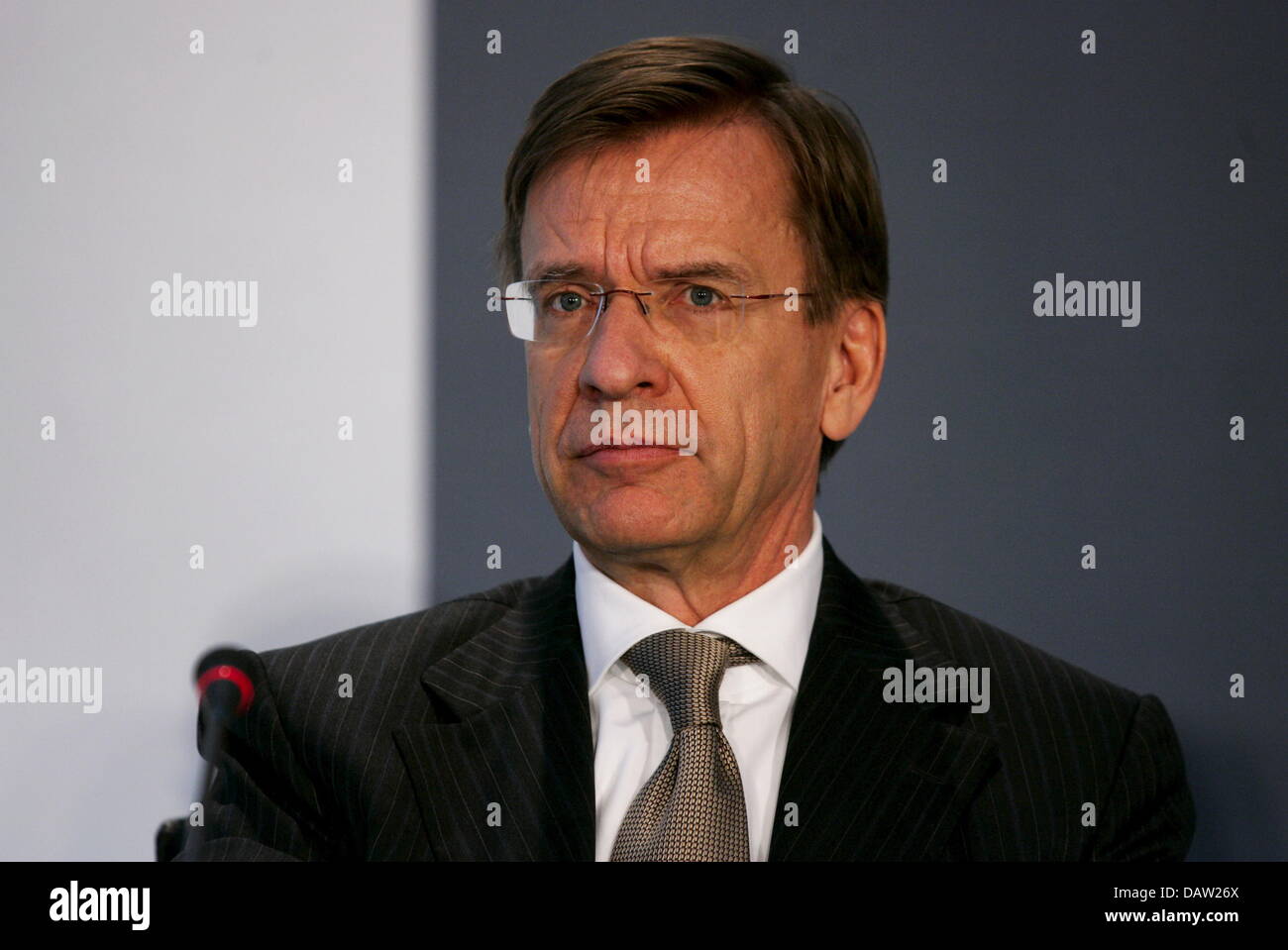 Hakan Samuelsson, CEO of MAN, pictured at the annual balance press ...