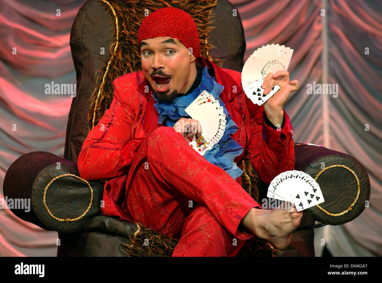 The magician Vlad performs at the 'RoncalliÂs Apollo Variete' in ...