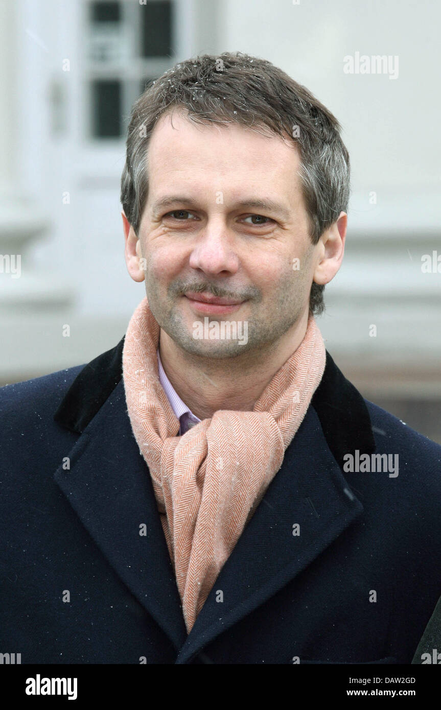 Roger M. Buergel, art director of 'documenta 12' stands in front of the ...
