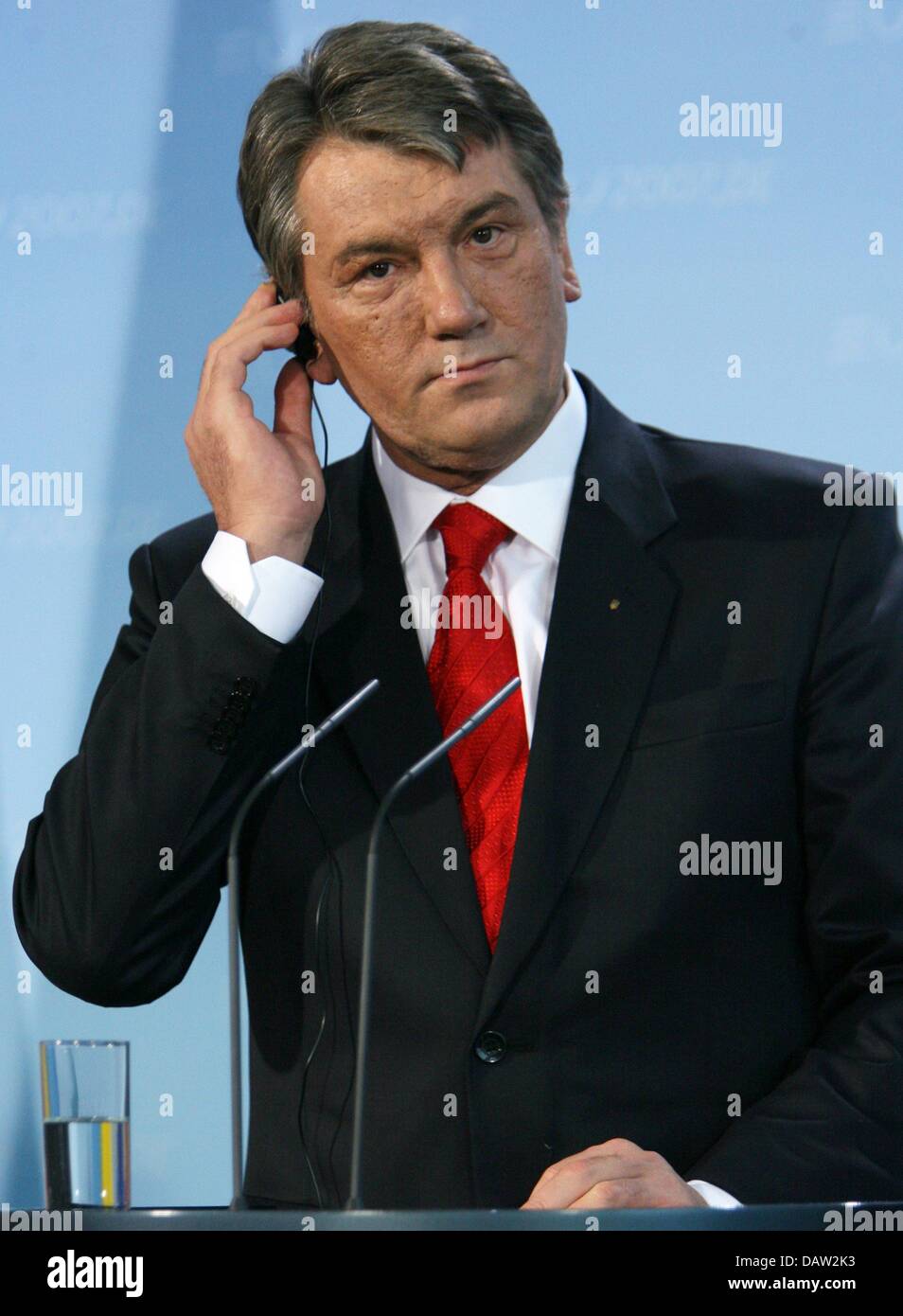 Ukrainian President Viktor Yushchenko During Stock Photos & Ukrainian ...