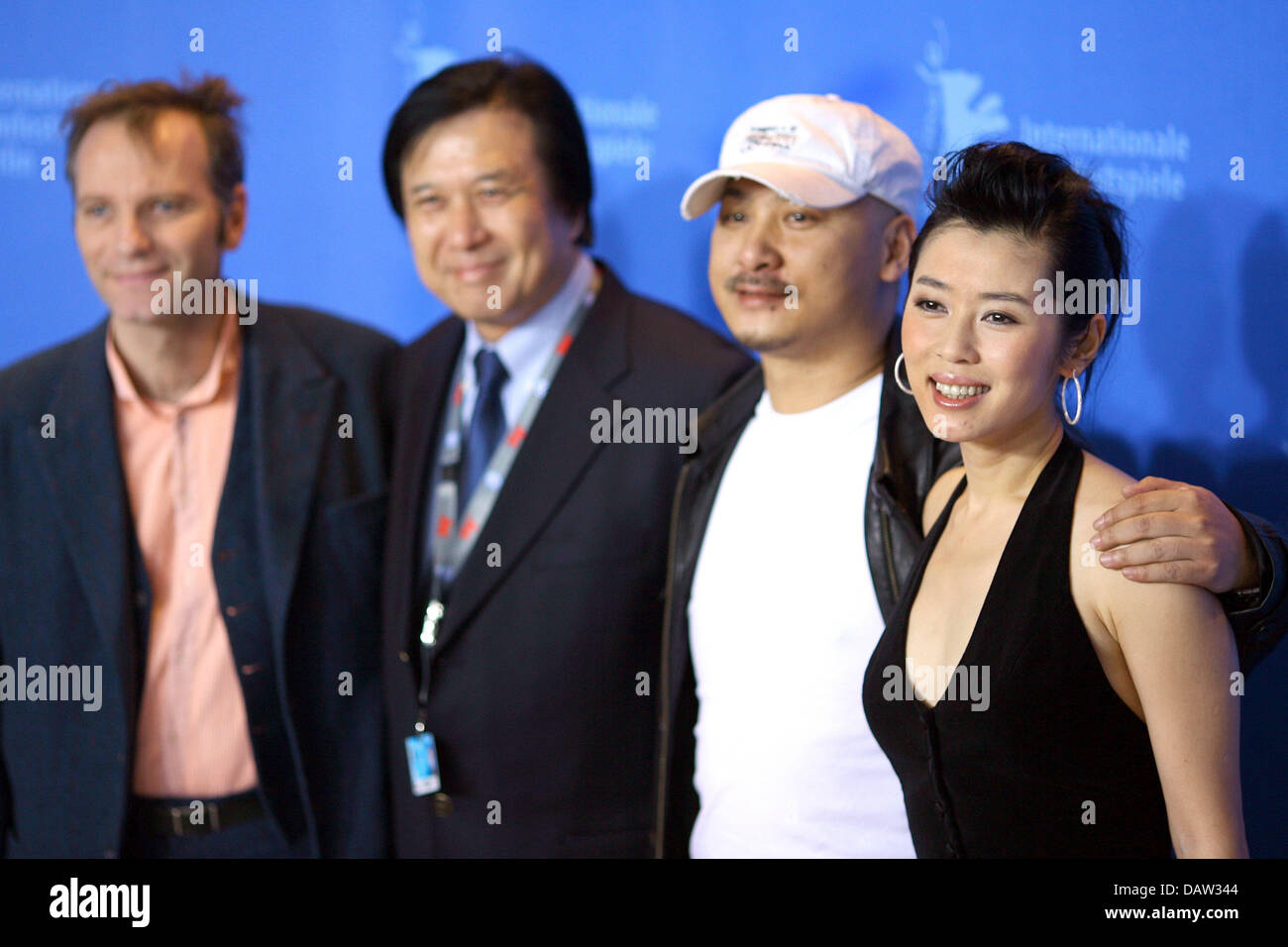 Chinese actress Nan Yu, filmmaker Quan-An Wang, producer Le Wang and ...