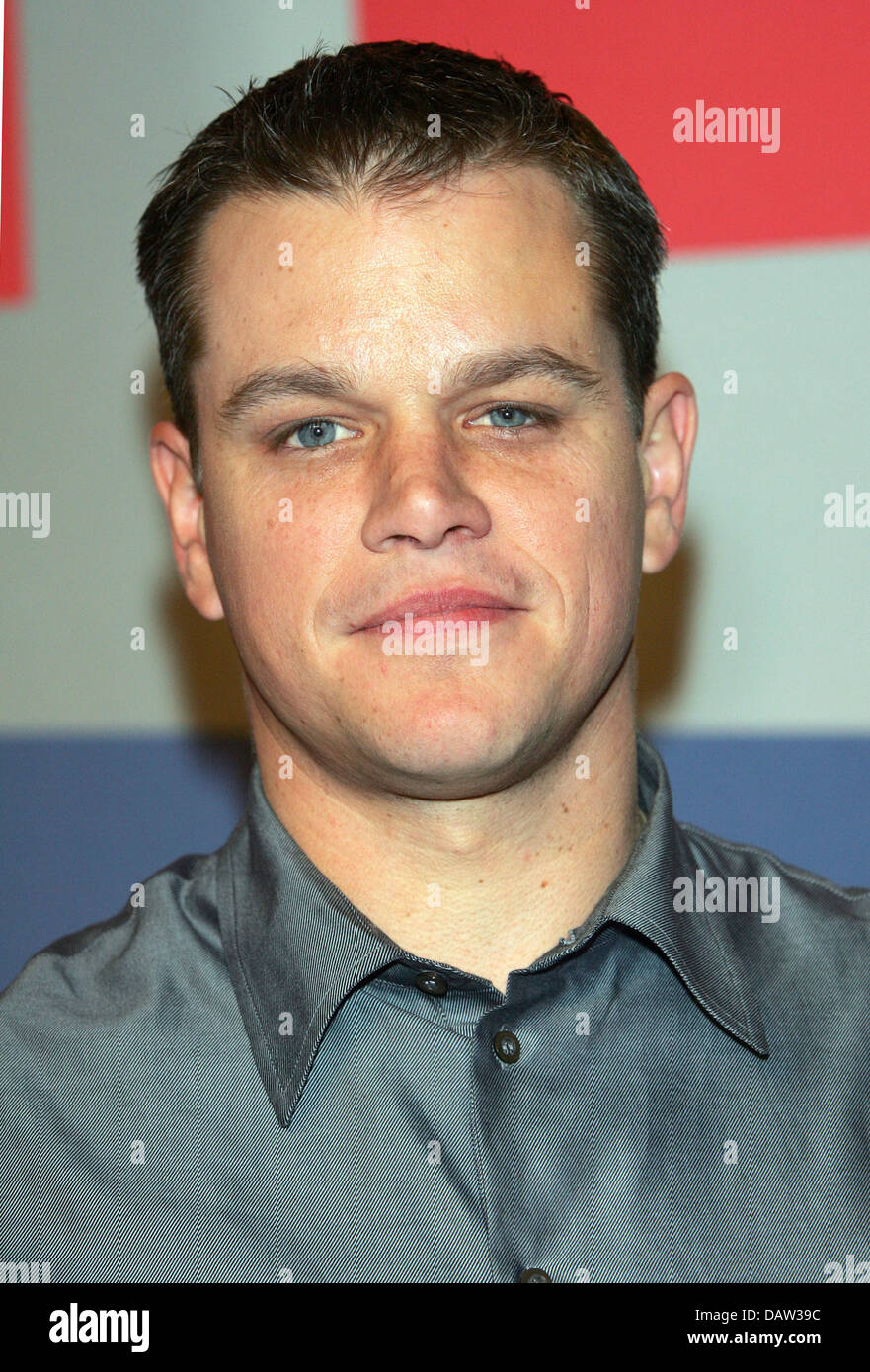 US-American actor Matt Damon poses at the premiere of his film 'The ...