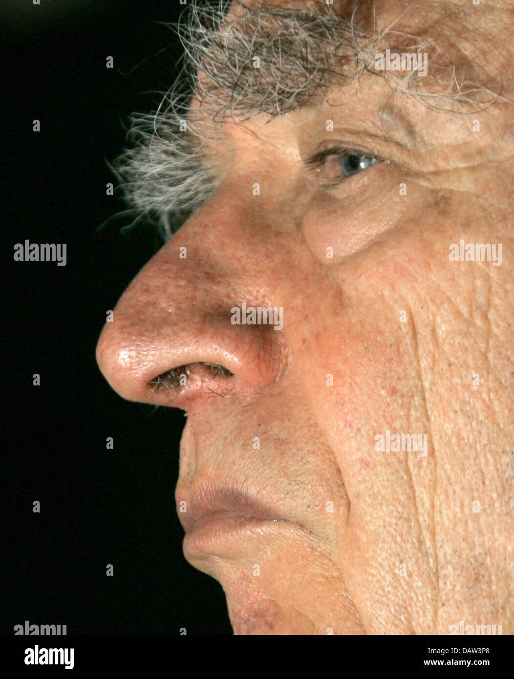 German author Martin Walser shown at a press conference in Ueberlingen ...