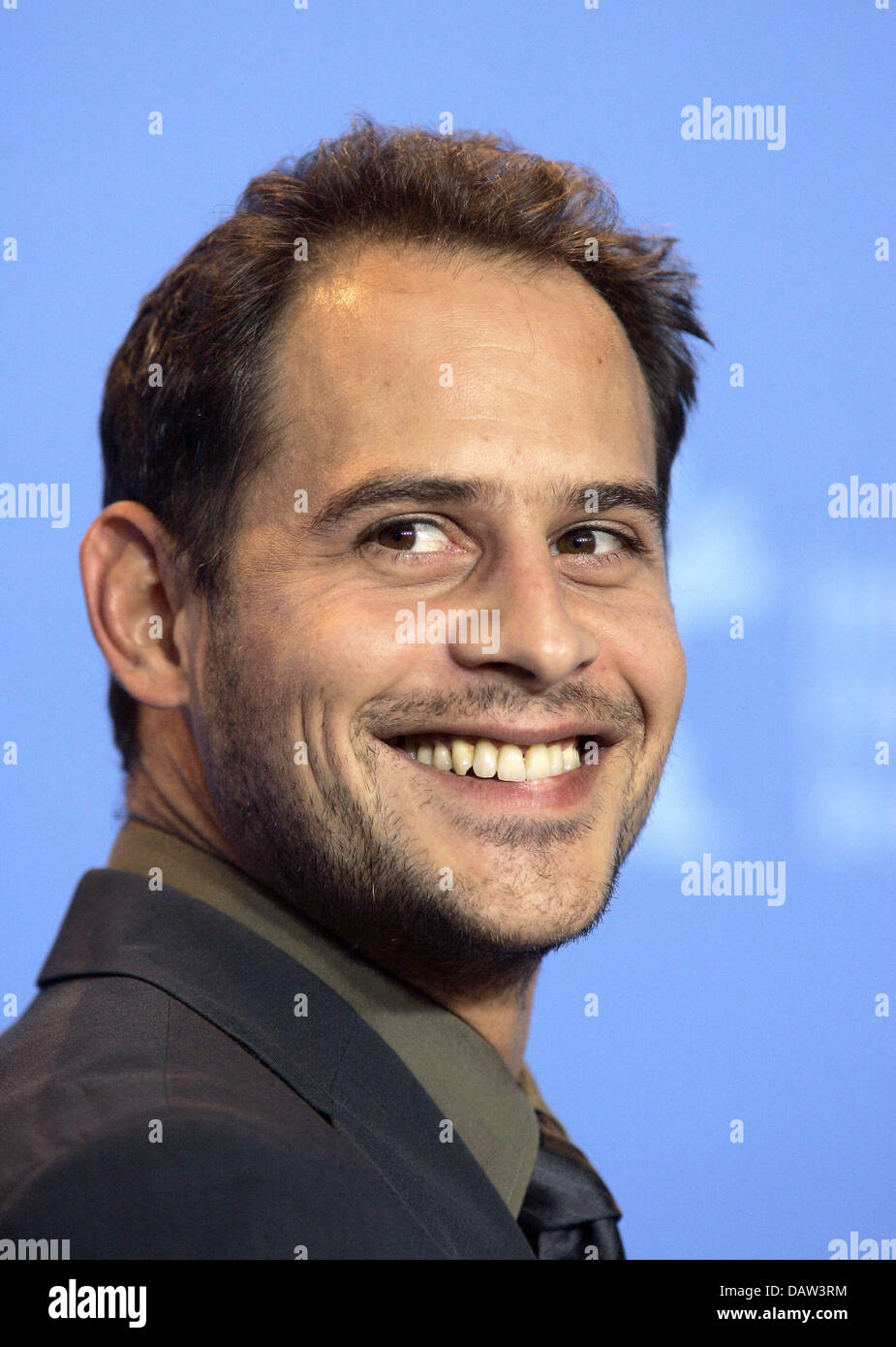 German actor Moritz Bleibtreu laughs at the presentation of the film ...