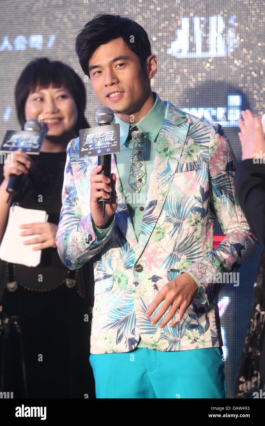 Jay Chou at the conference of concert in Hong Kong,China on Friday July ...