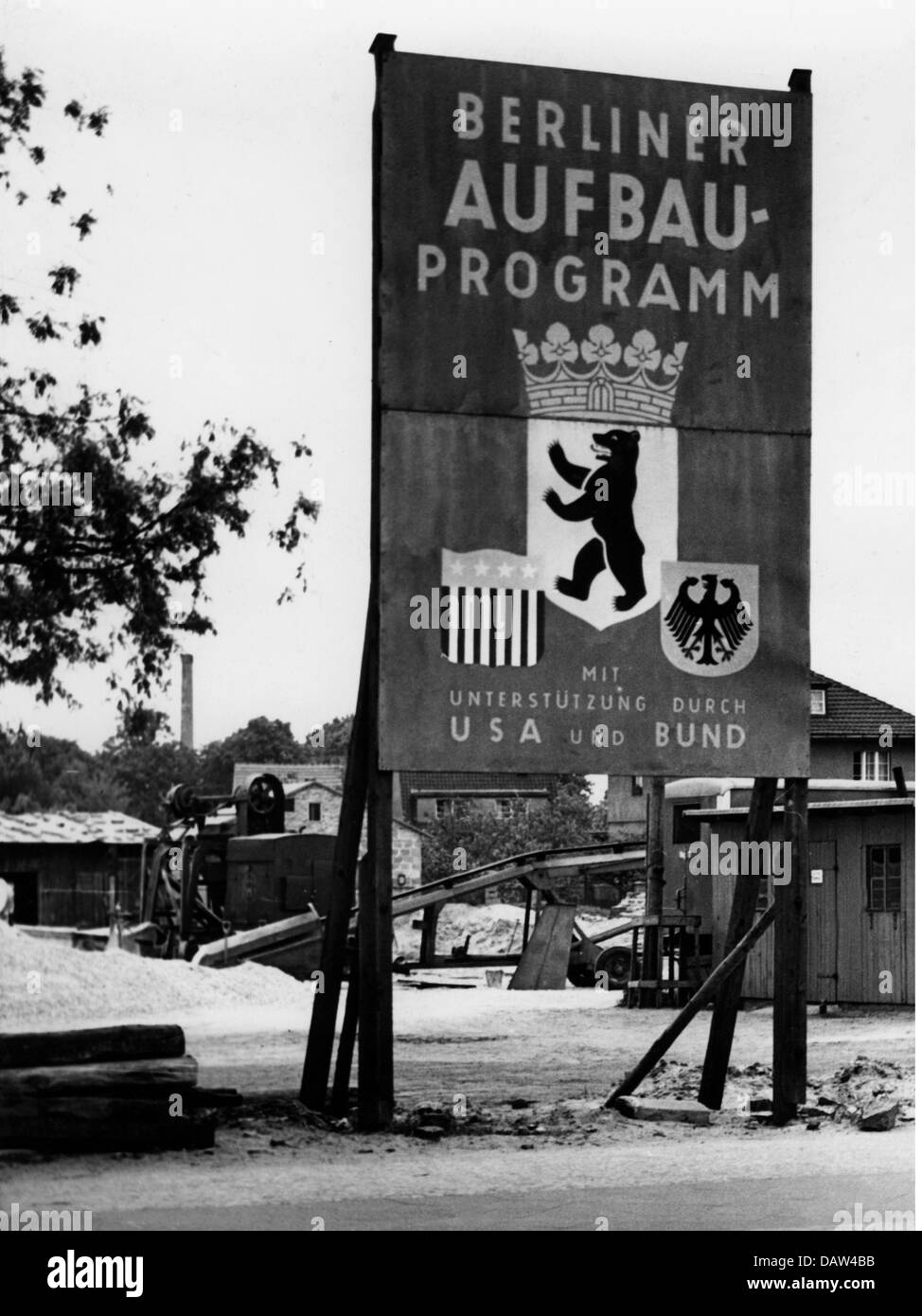 Post war program Black and White Stock Photos & Images - Alamy