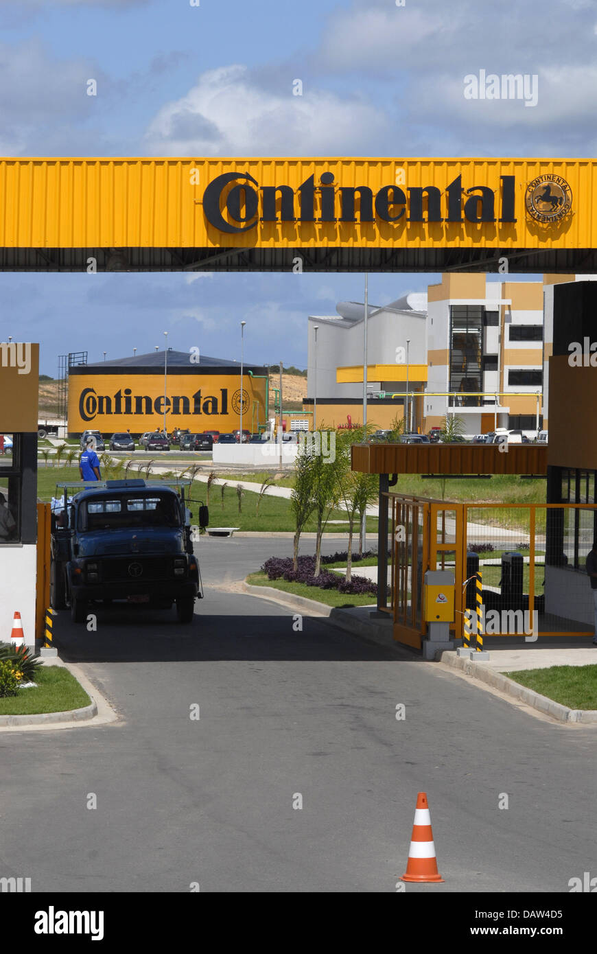 (dpa file) The pictured shows the entrance to the Continental Brazil ...