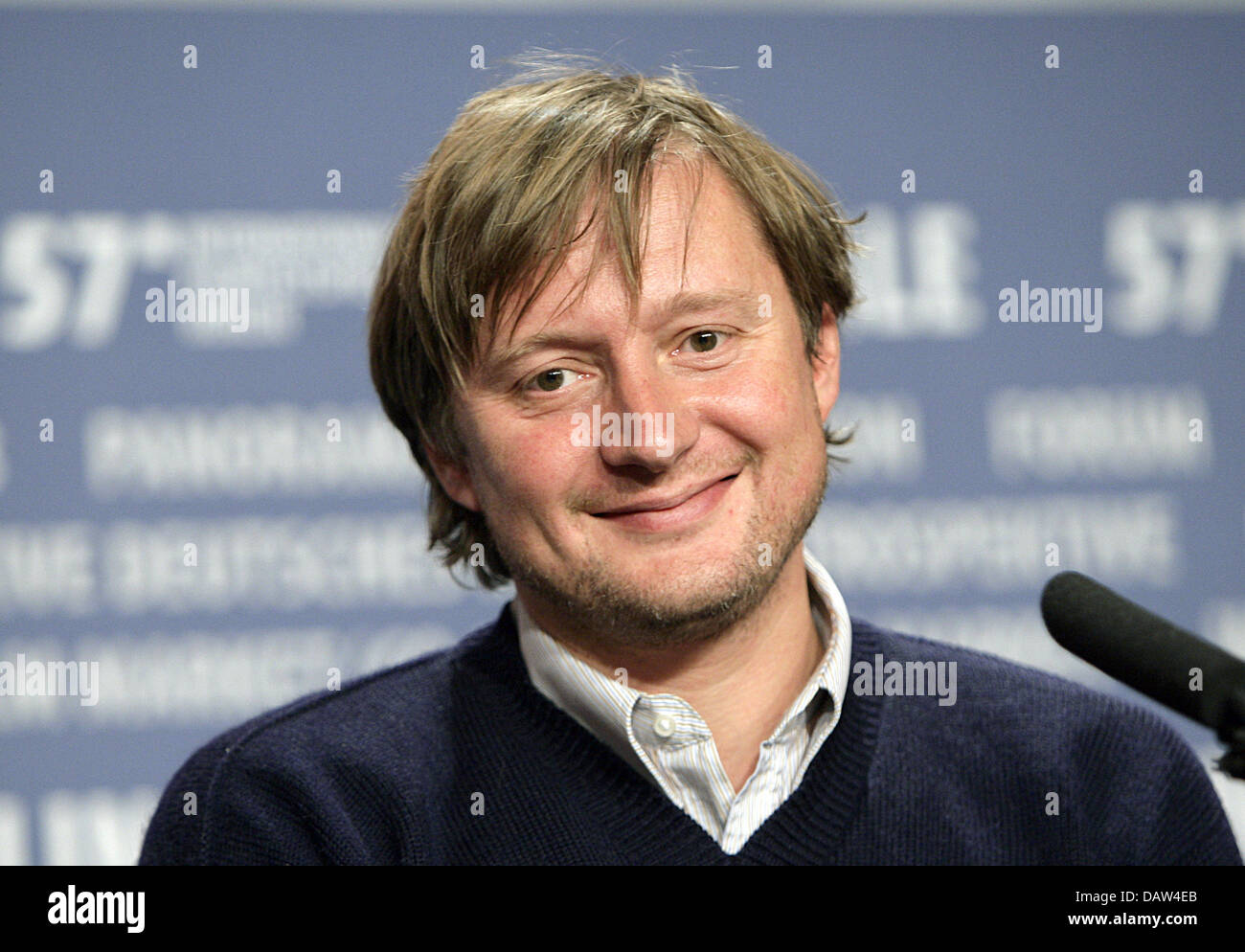 British director David MacKenzie pictured at a press conference for his ...
